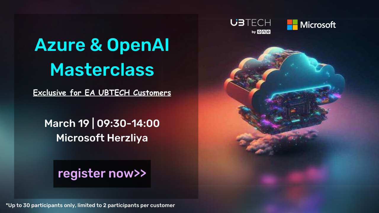 Azure & OpenAI Masterclass 19.3 - UBTECH