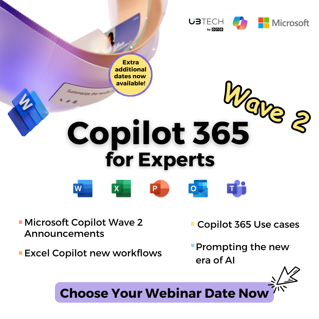 Copilot 365 Wave 2 webinar - UBTECH