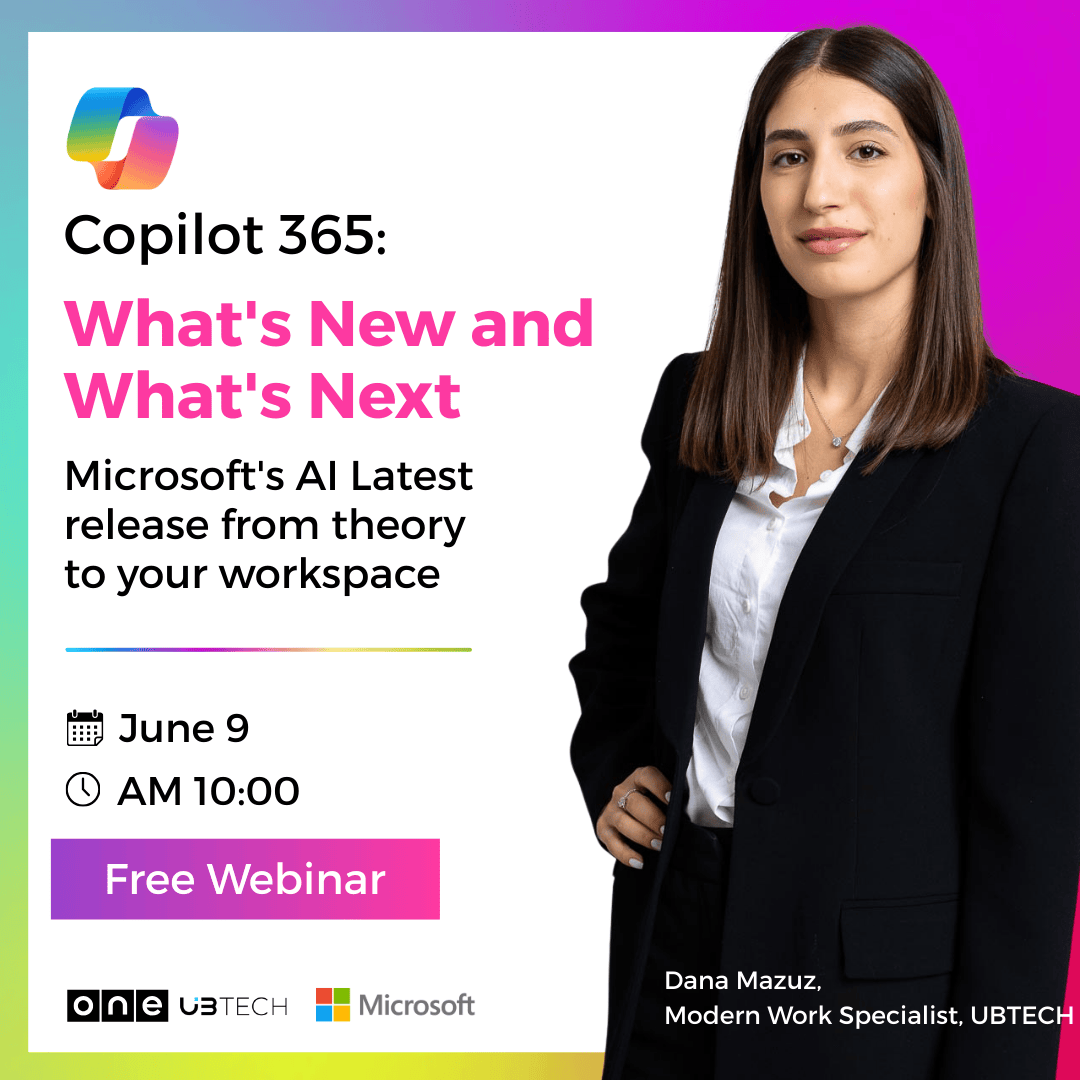 Copilot 365 Webinar 9.6.25 - UBTECH